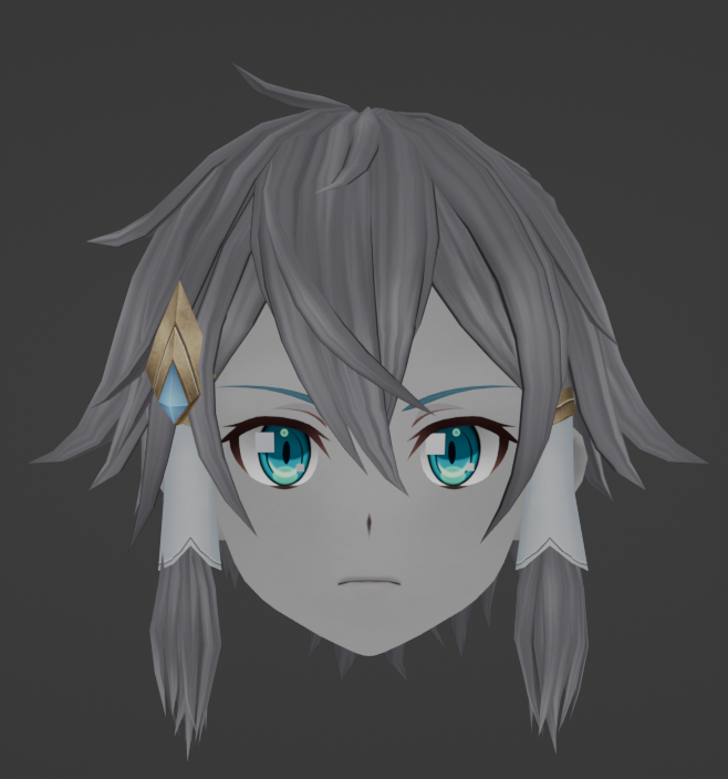 SAOAL Sinon - Head and Hair by SinonVRC on DeviantArt