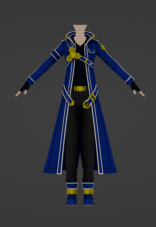 SAOFD - Blue WYRM Coat by SwordArtOnlineVRC on DeviantArt