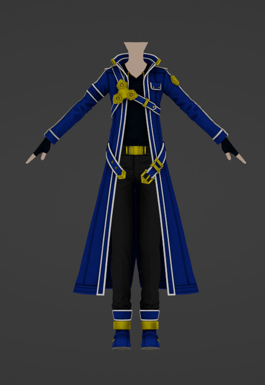 SAOFD - Blue WYRM Coat by SwordArtOnlineVRC on DeviantArt