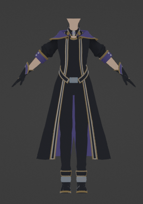 SAOFD - Magician Robe (Male) by SinonVRC on DeviantArt