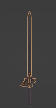 SAOFD - Gold Edged Elucidator by SinonVRC on DeviantArt