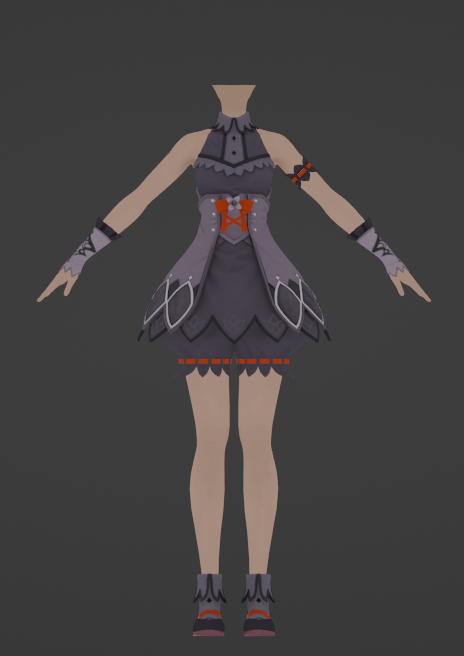 SAOFD - Gothic Punk Dress by SwordArtOnlineVRC on DeviantArt