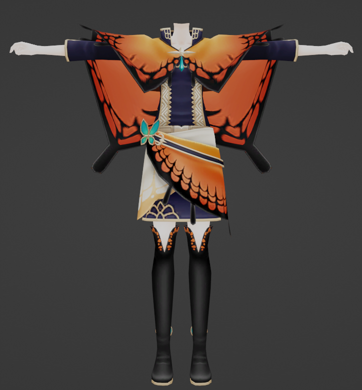 SAOIF - Butterfly Outfit by SwordArtOnlineVRC on DeviantArt