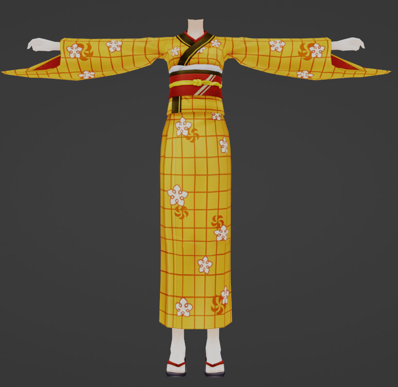 SAOIF - Kimono Outfit (Female) by SinonVR on DeviantArt