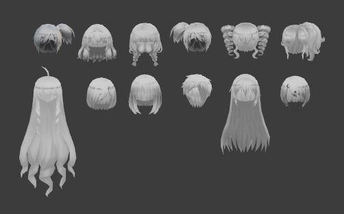 SAOIF - Hair by SwordArtOnlineVRC on DeviantArt