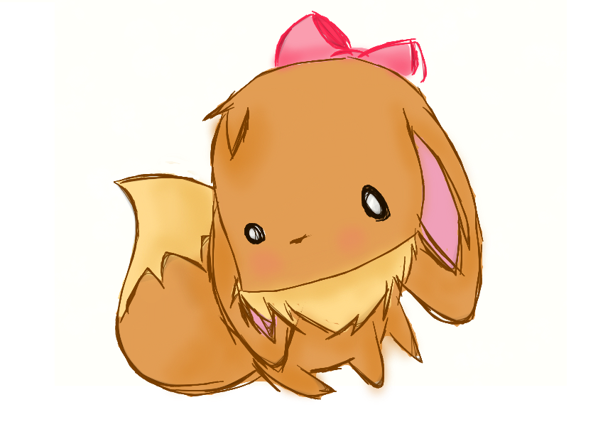 Eevee .3. by Kat-The-Piplup on DeviantArt