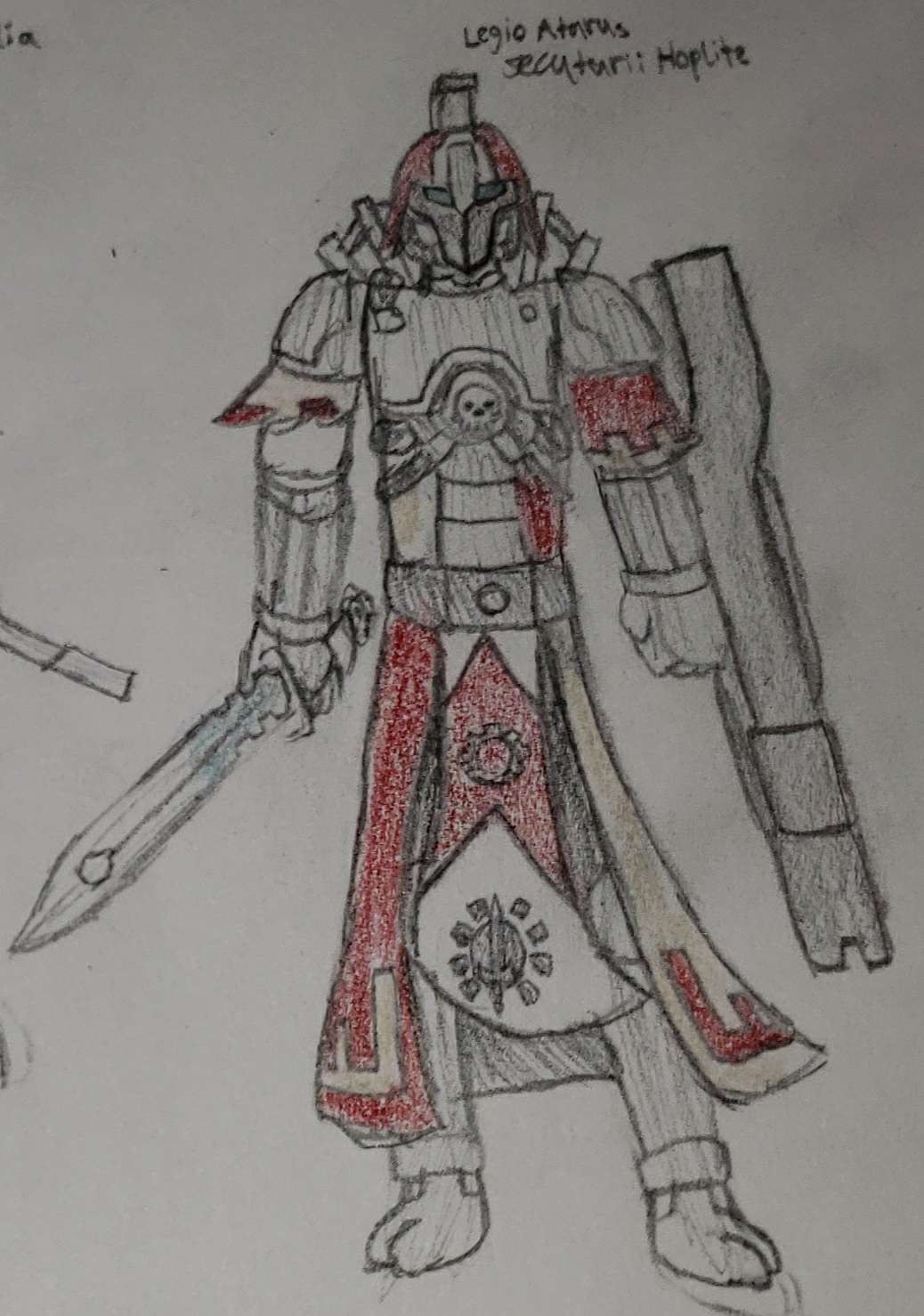 Warhammer 40k Legio Atarus Secutarii Hoplite by strikeflyer on DeviantArt