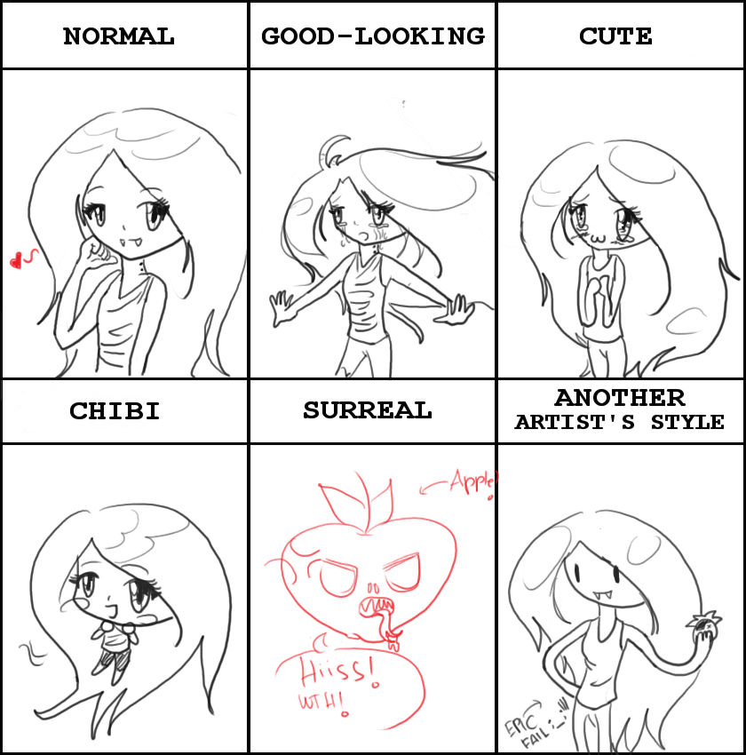 Marceline Style meme by cutefairy09 on DeviantArt