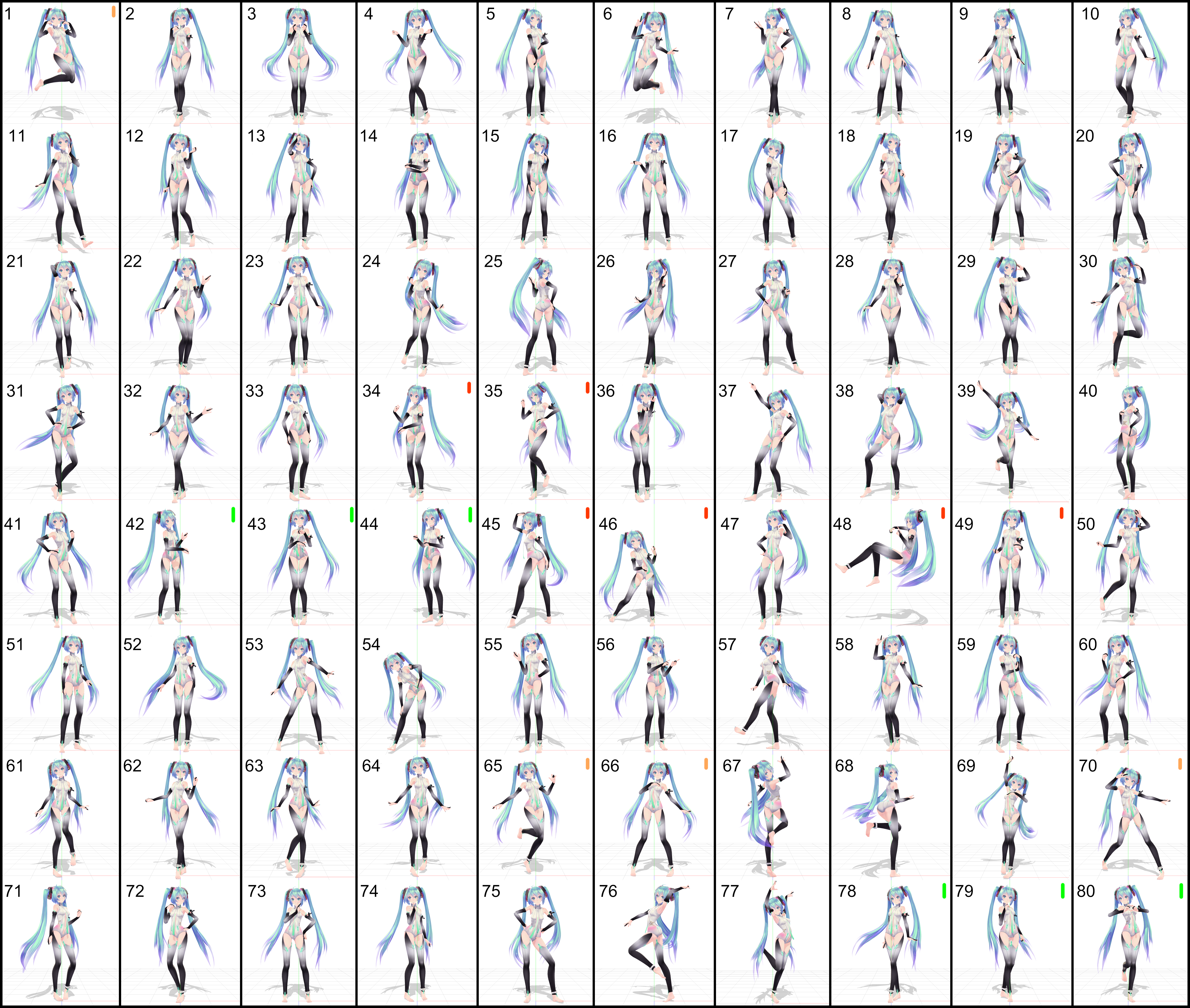 .: Huge Pose Pack + Download :. by puff-mmd on DeviantArt