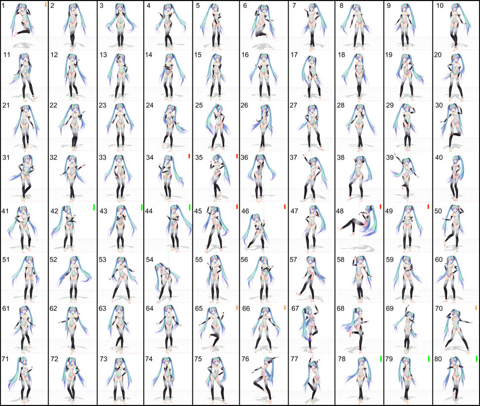 .: Huge Pose Pack + Download :. by puff-mmd on DeviantArt