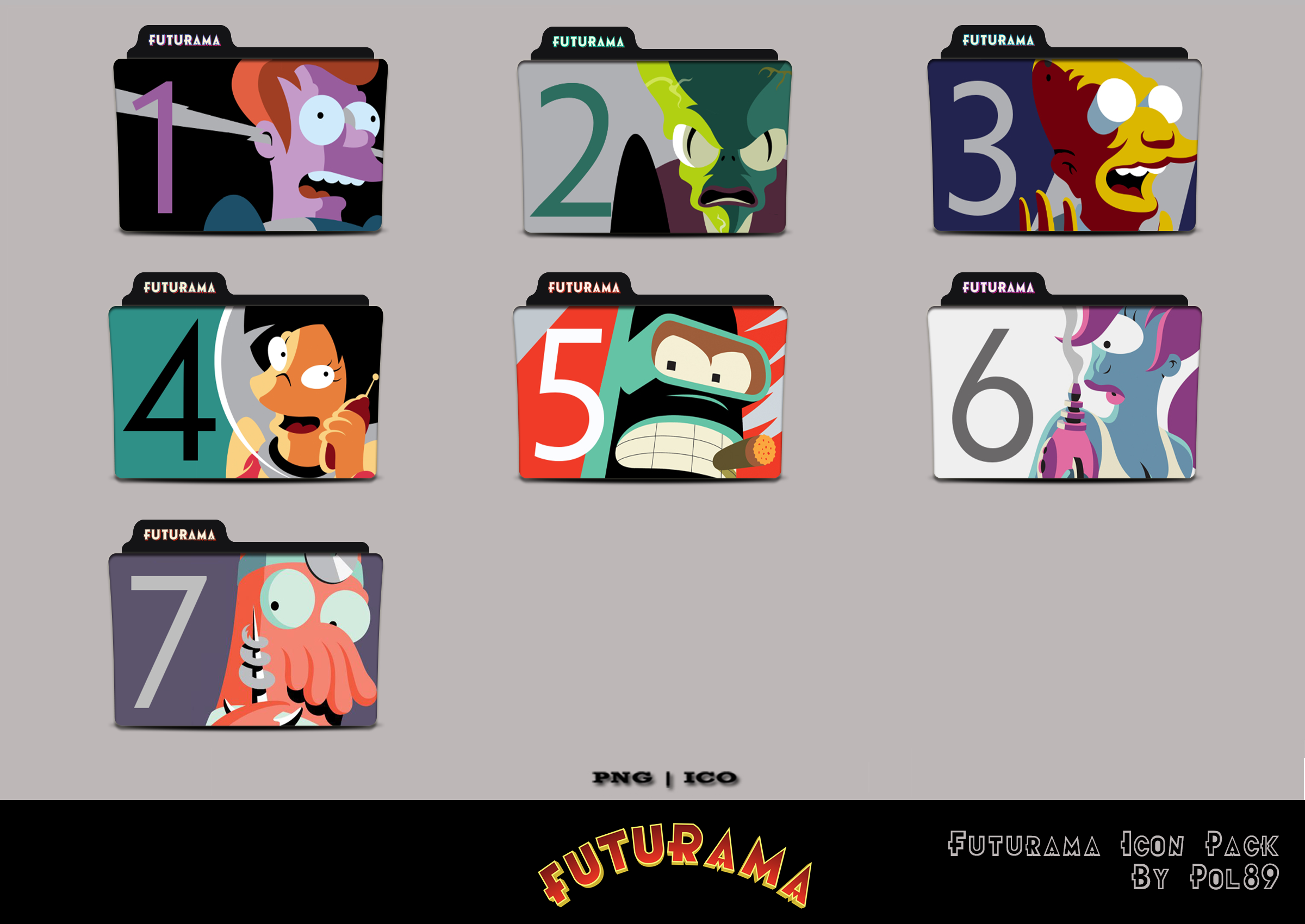 Futurama Icons
