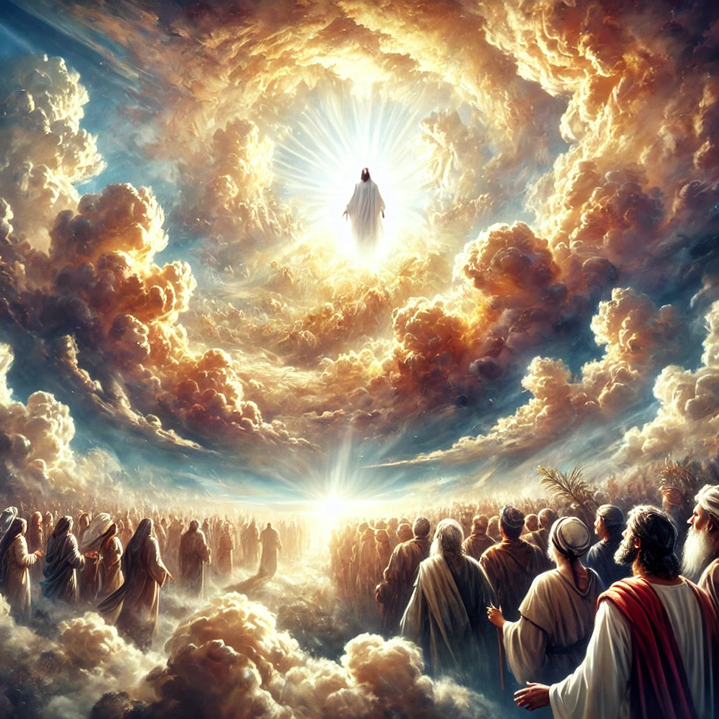 The Son of Man Coming on the Clouds. Matthew 24:30 by EvolvingParty on ...