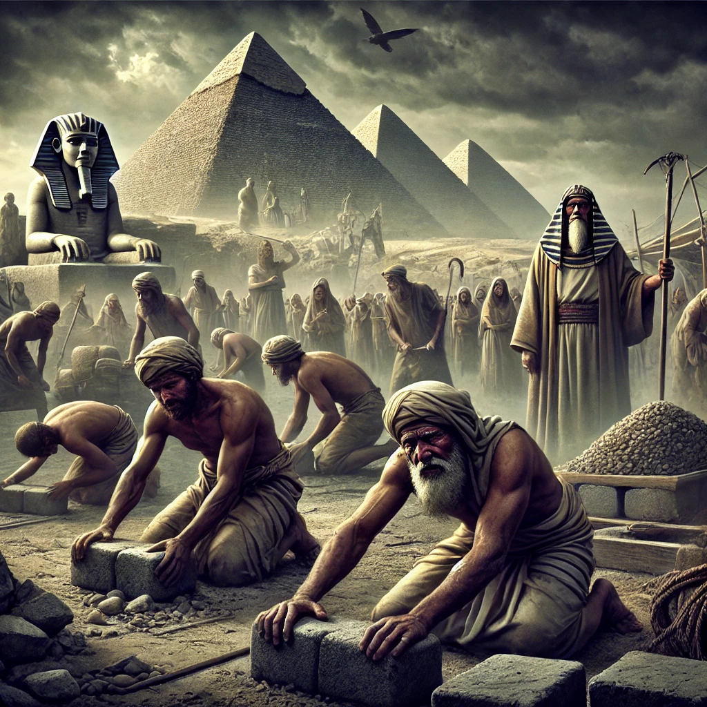 Pharaoh oppresses Israel. Exodus 1 by EvolvingParty on DeviantArt
