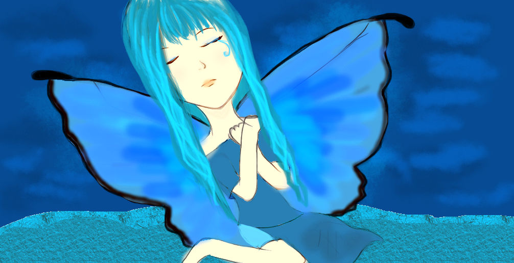 butterfly girl by MariHeartArt on DeviantArt
