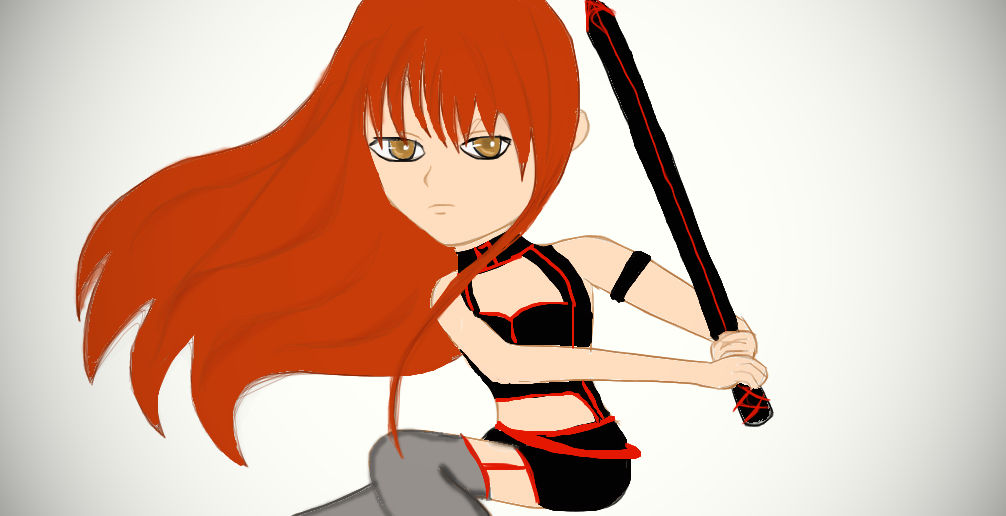 Girl with the blood of a vampire by MariHeartArt on DeviantArt