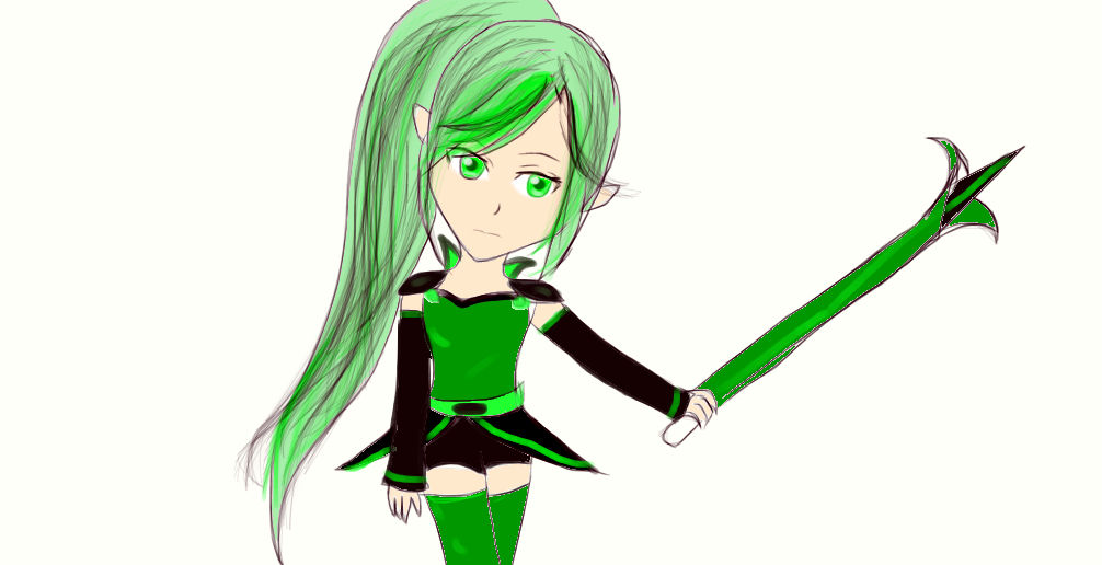 Leafa forest by MariHeartArt on DeviantArt