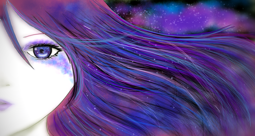 galaxy Girl by MariHeartArt on DeviantArt