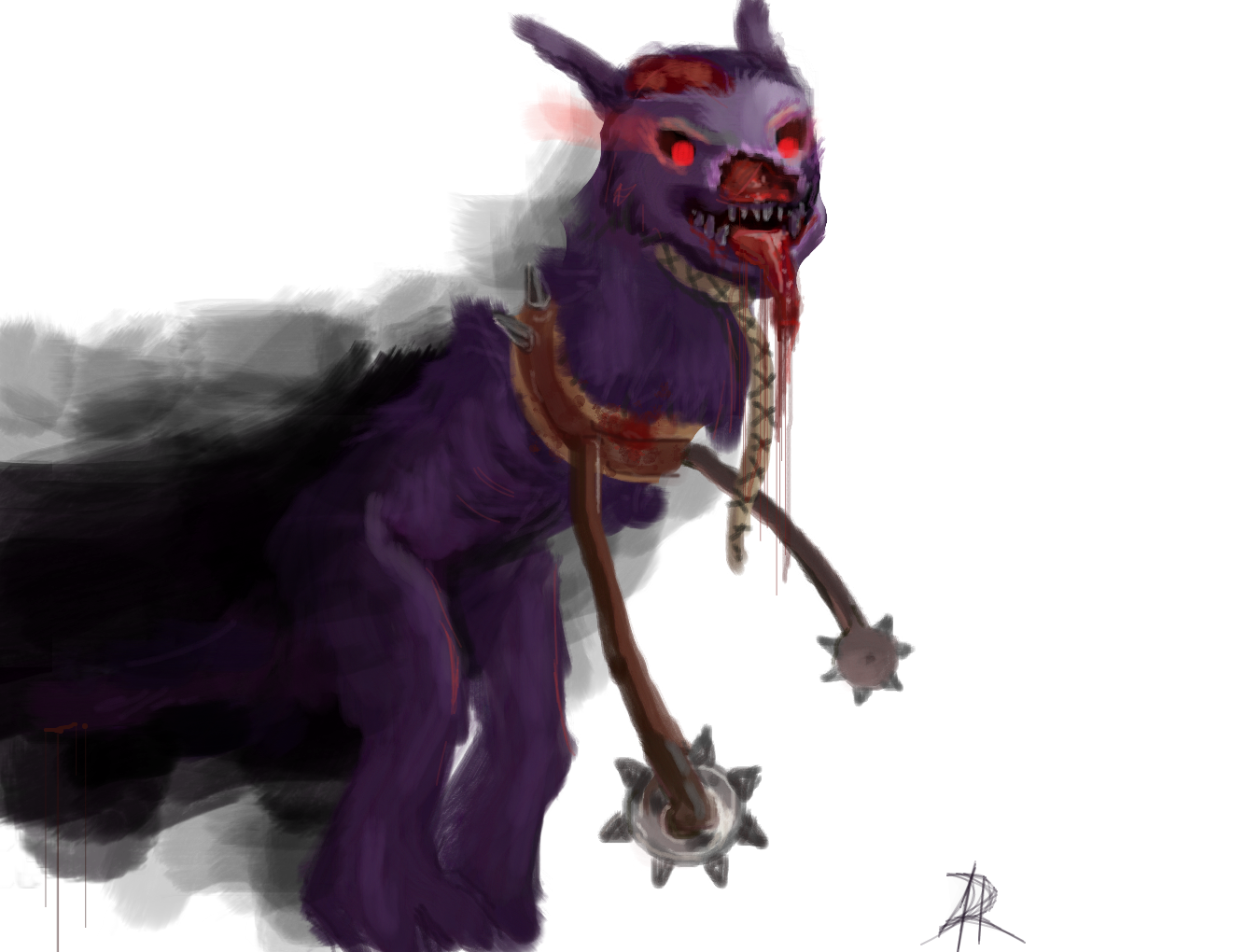 Creepy Dog by Ambrosiak on DeviantArt