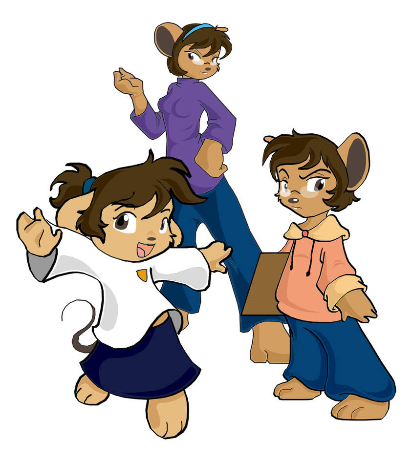 Anthro characters. by Oniwanbashu on DeviantArt