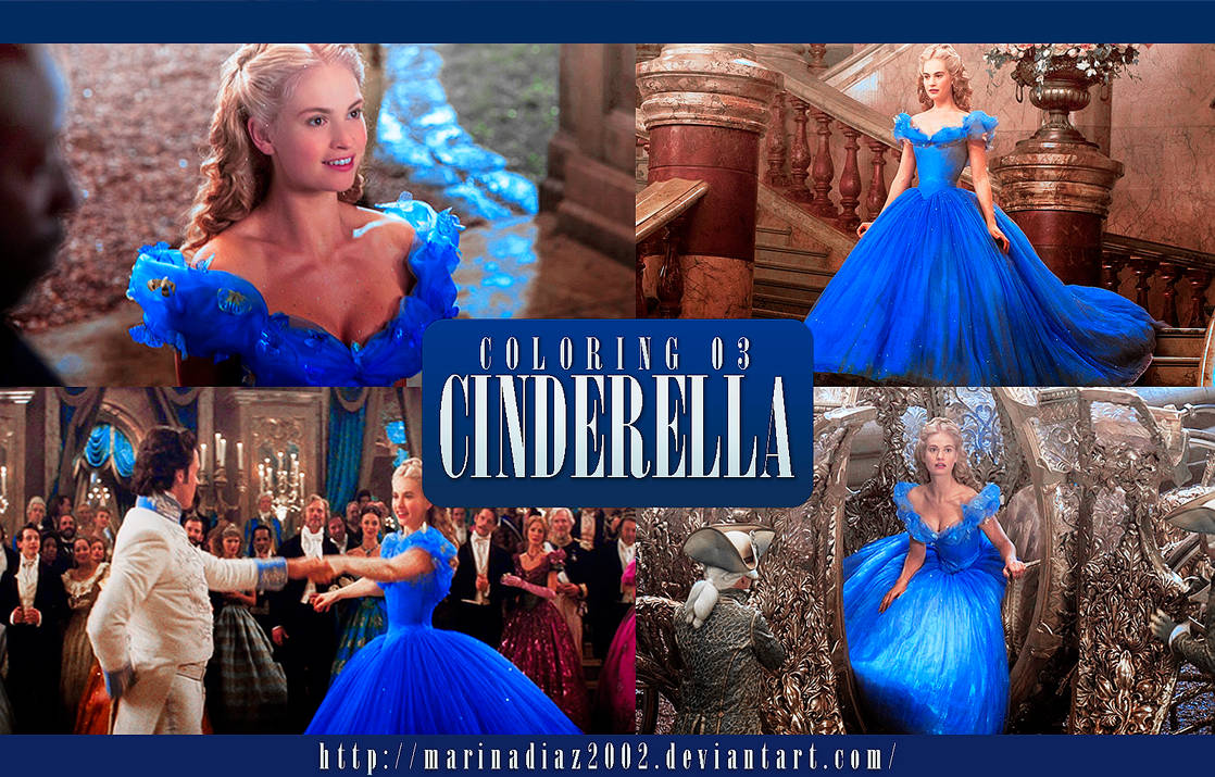 PSD COLORING 03 - [Cinderella] by MarinaDiaz2002 on DeviantArt