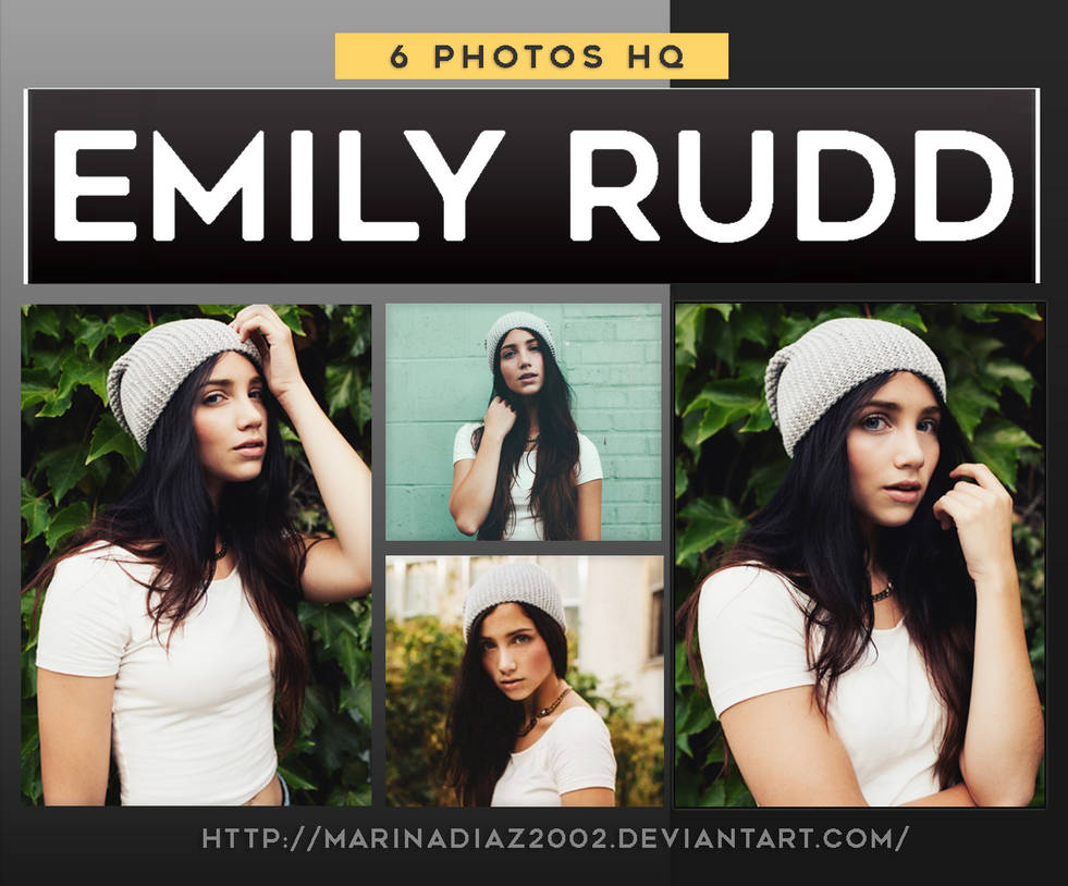 Photopack 03 - Emily Rudd by MarinaDiaz2002 on DeviantArt