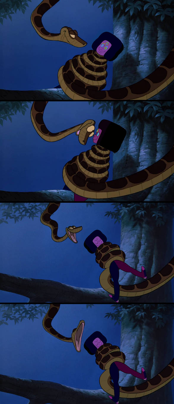 Kaa and Garnet: Should Have Seen This Coming by Hebikoiru on DeviantArt