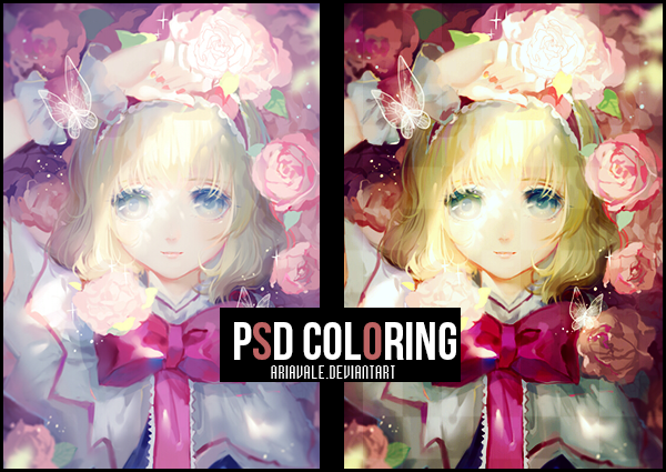 PSD COLORING #1 by AriaVale on DeviantArt