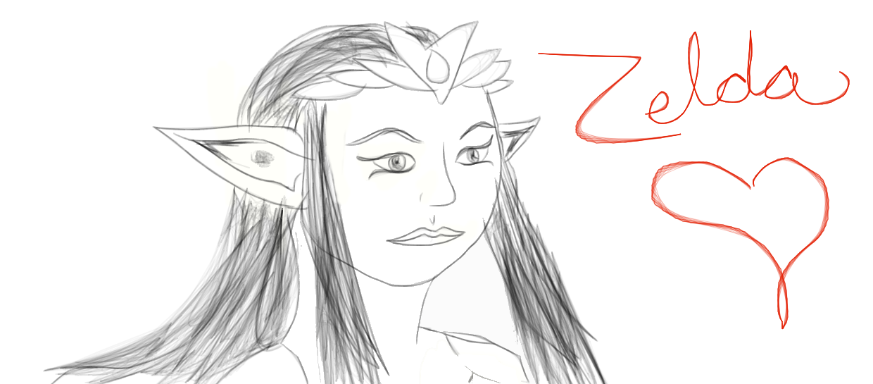 Zelda Sketch by SuperCrazyZeldaFreak on DeviantArt