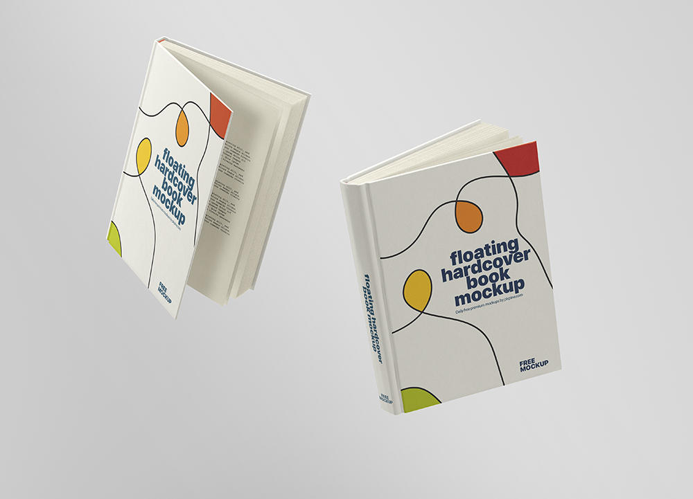 Falling Hardcover Book Mockup PSD Download by graphicshell on DeviantArt