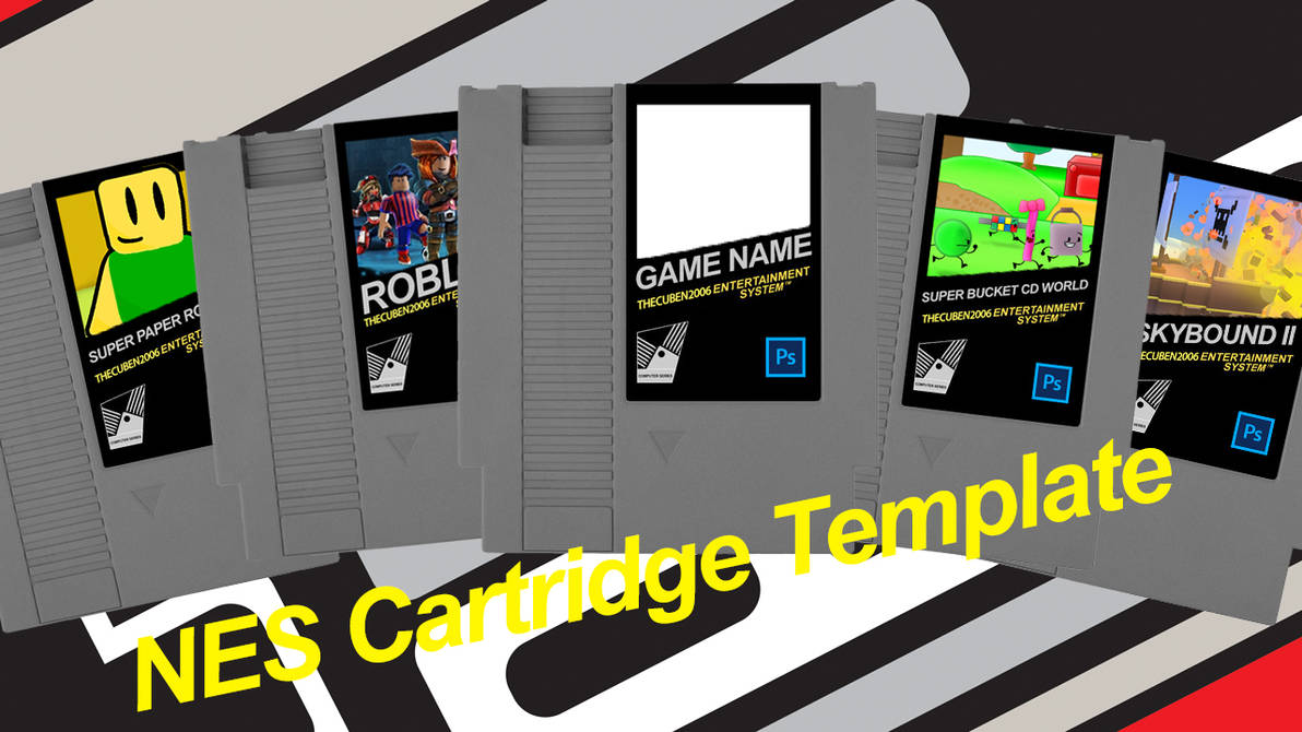 NES Cartridge Template by UnitedWorldMedia on DeviantArt