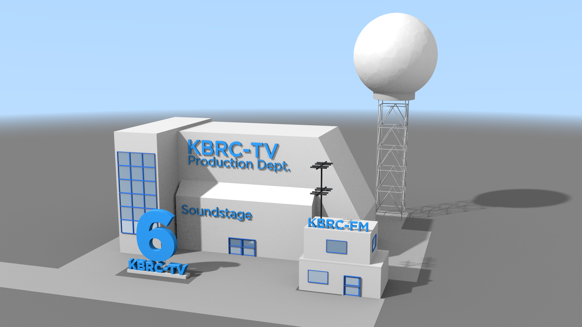 KBRC-TV Studio Building by UnitedWorldMedia on DeviantArt
