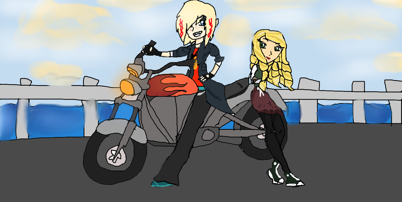 Biker and Nerd by Liepardmon555 on DeviantArt