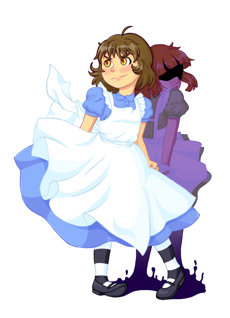 Frisk in Underland by FanGirlDSQ on DeviantArt