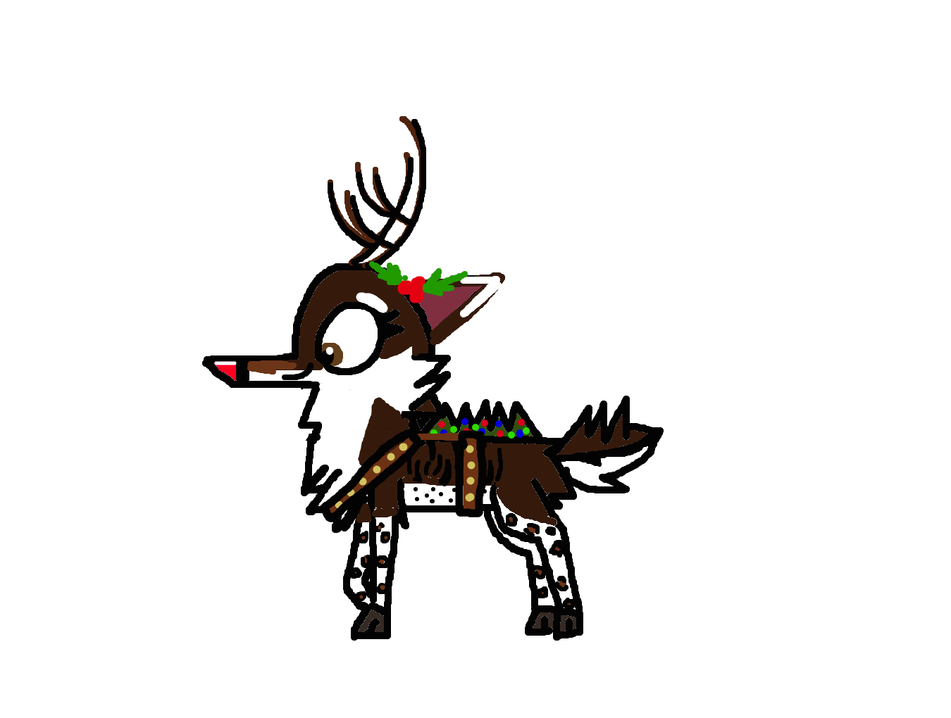 Krissa the reindeer by DAKIVIX on DeviantArt
