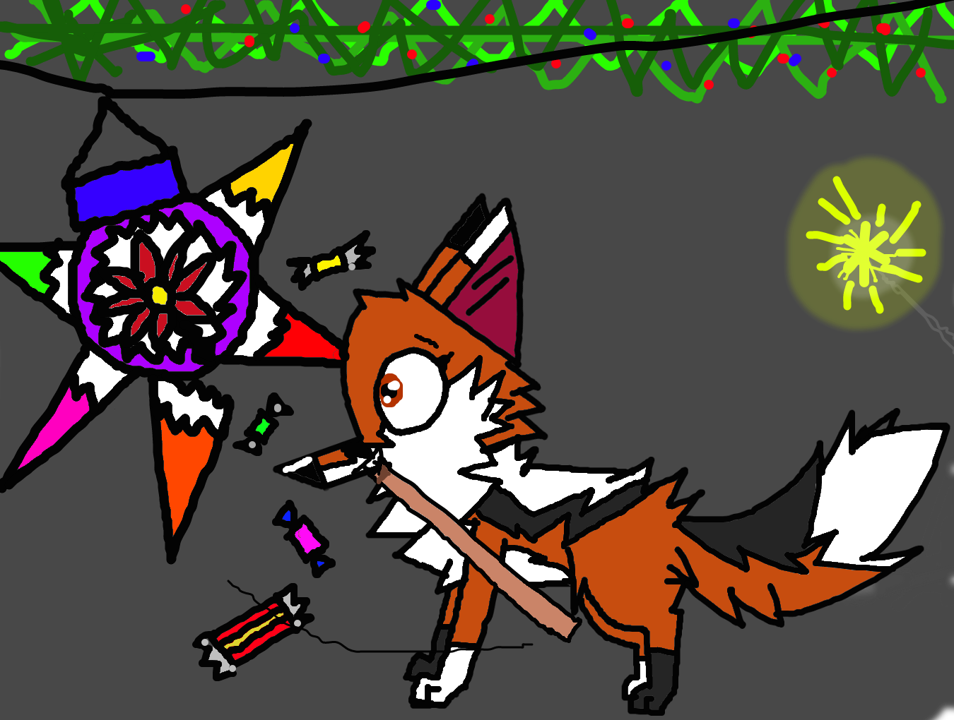 breaking pinata by DAKIVIX on DeviantArt