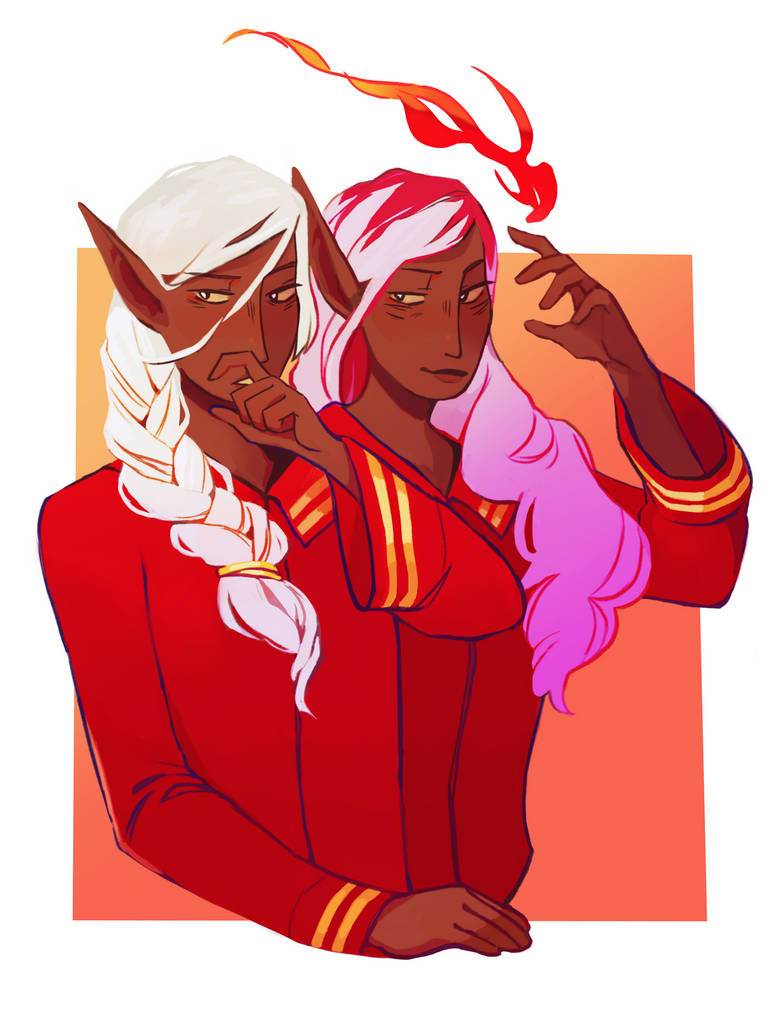 lup + taako speedpaint by knightic on DeviantArt