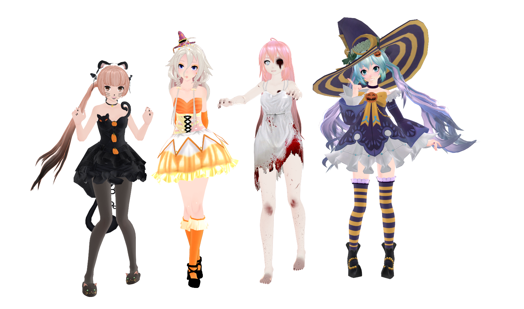 .: MMD Halloween models download :. UPDATED! by GLaDOS-Senpai on DeviantArt
