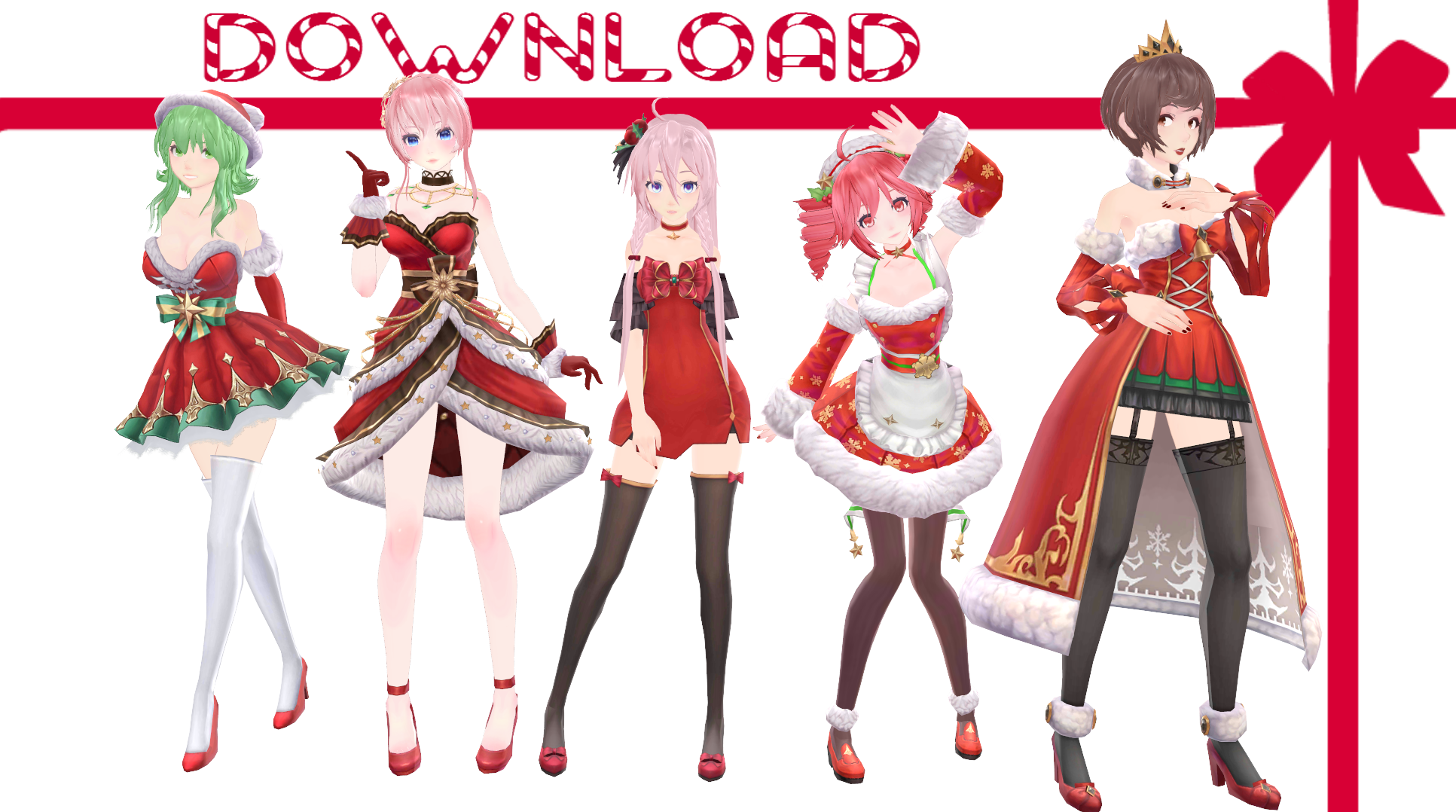 [MMD] TDA Christmas pack by GLaDOS-Senpai on DeviantArt