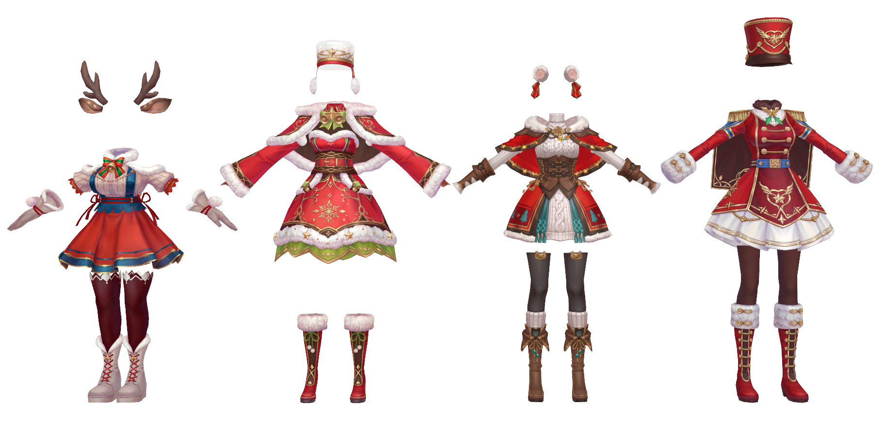[MMD DL] Even more Christmas outfits by GLaDOS-Senpai on DeviantArt