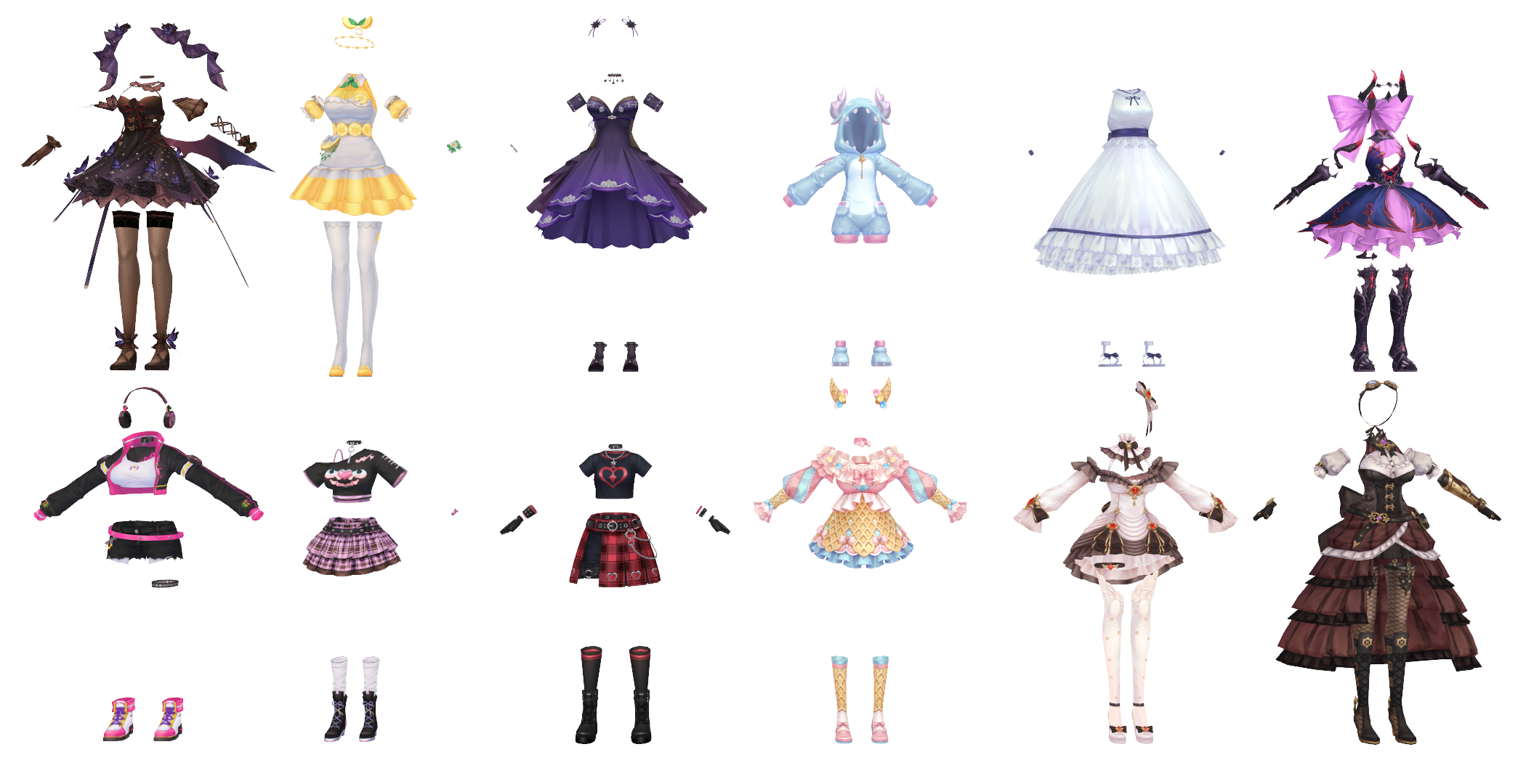 [MMD DL] Random King's Raid outfits 3 by GLaDOS-Senpai on DeviantArt