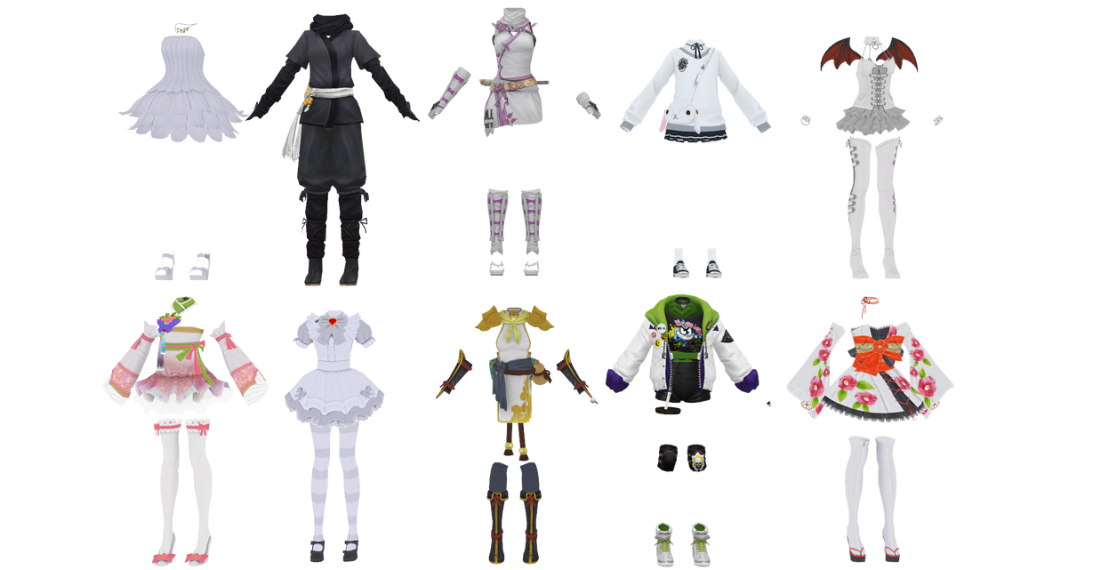 [MMD DL] Random Aion outfits by GLaDOS-Senpai on DeviantArt