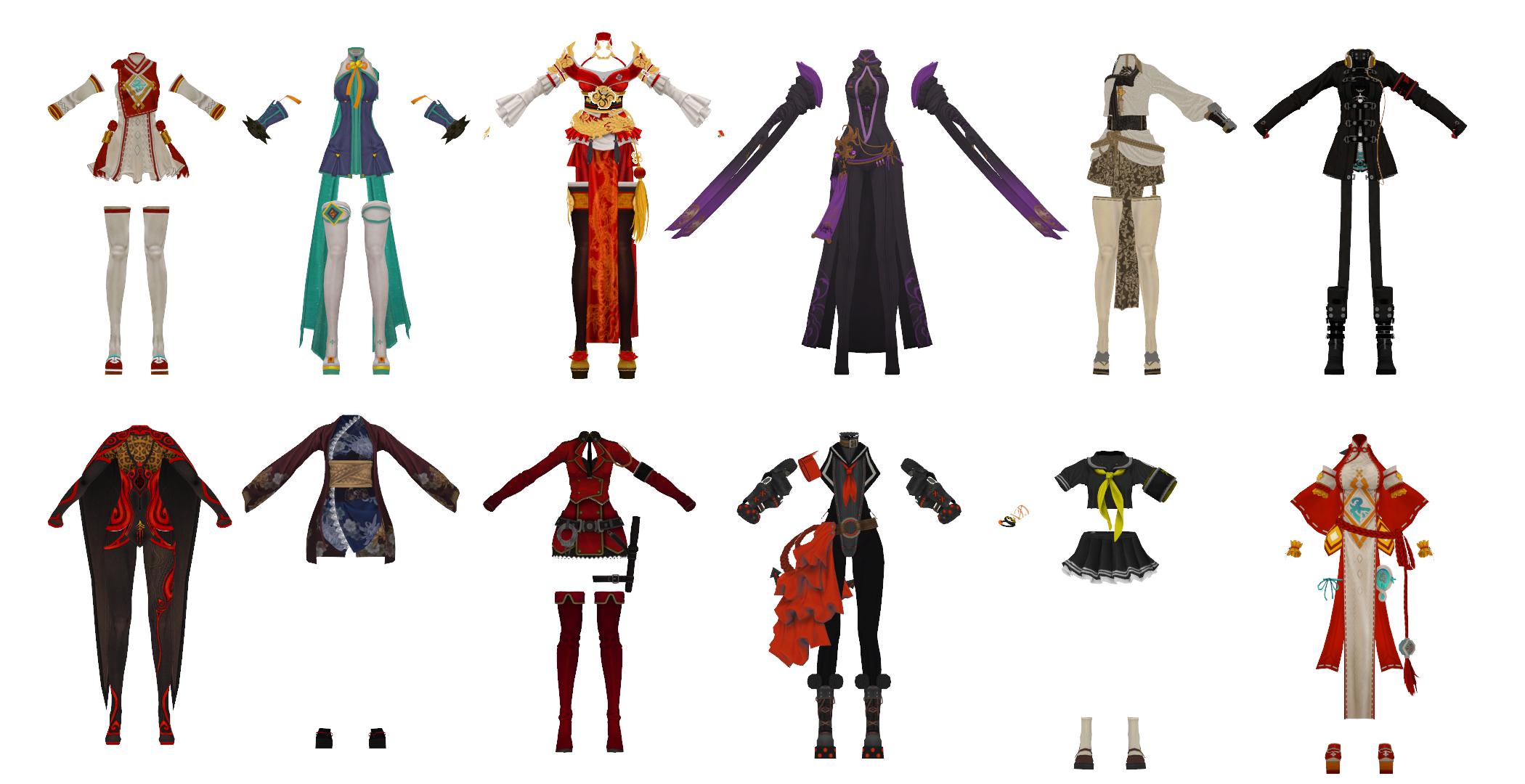 [MMD DL] Random BnS outfits by GLaDOS-Senpai on DeviantArt