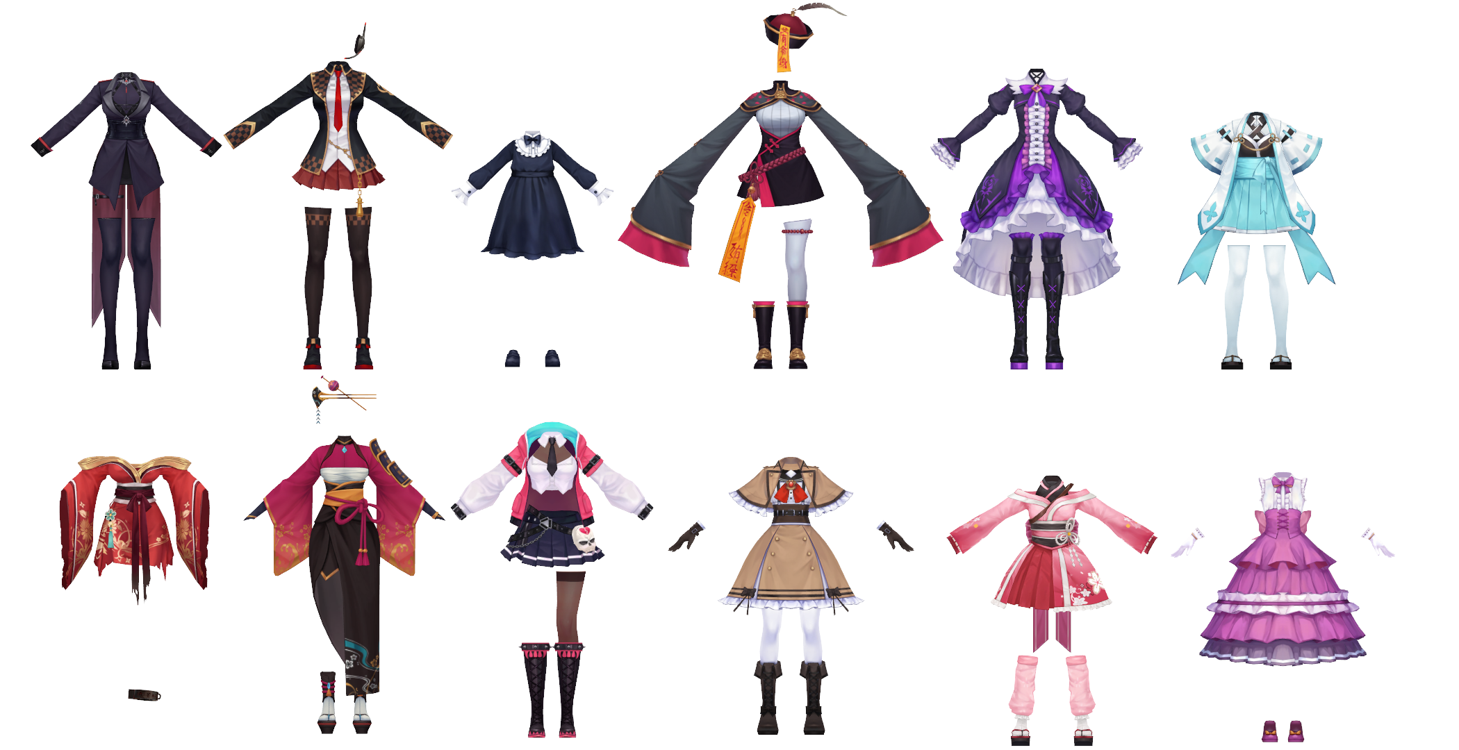 [MMD DL] Random Time Defenders outfits by GLaDOS-Senpai on DeviantArt