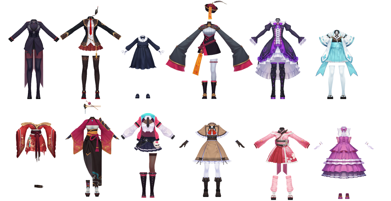 [MMD DL] Random Time Defenders outfits by GLaDOS-Senpai on DeviantArt