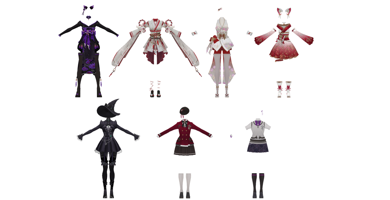 [MMD DL] Random Lost Ark outfits by GLaDOS-Senpai on DeviantArt