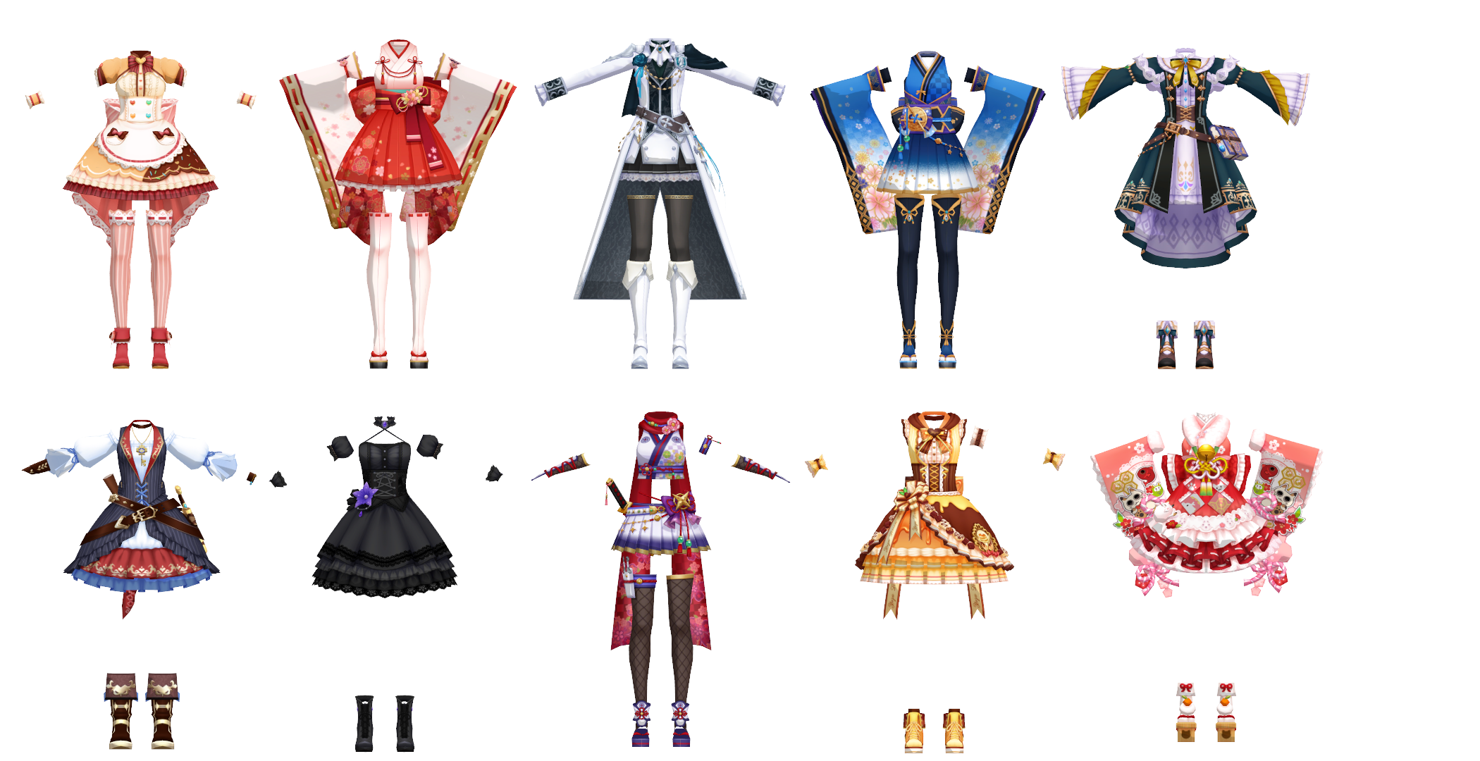 [MMD DL] CGSS outfits by GLaDOS-Senpai on DeviantArt