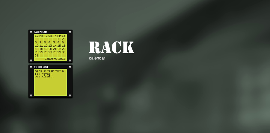 Rack Calendar by moshiAB on DeviantArt