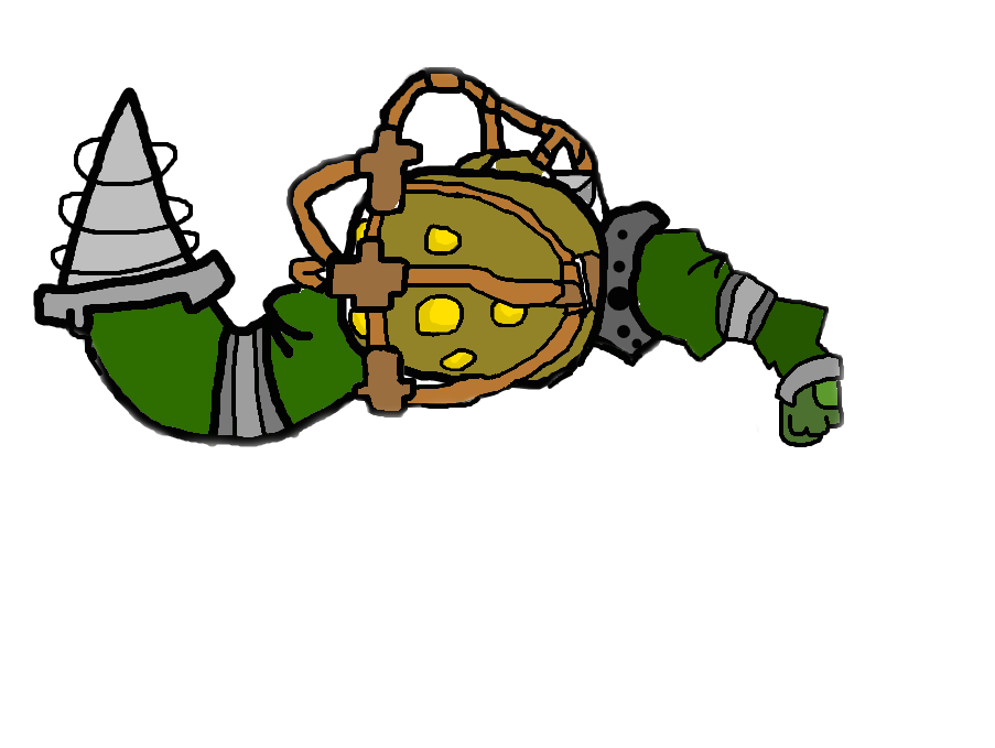 Big Daddy Bioshock Fanart! (Remake) by DV4DOOMGaming on DeviantArt