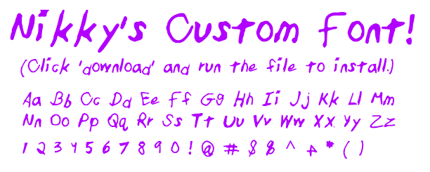 Nikkys Font by nikky5757 on DeviantArt