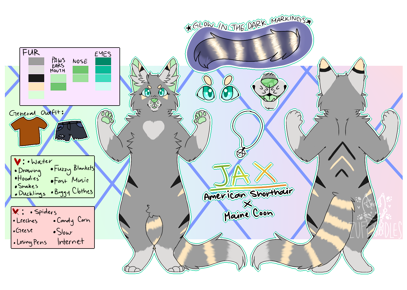 JAX ref by Rosepuff-Art on DeviantArt